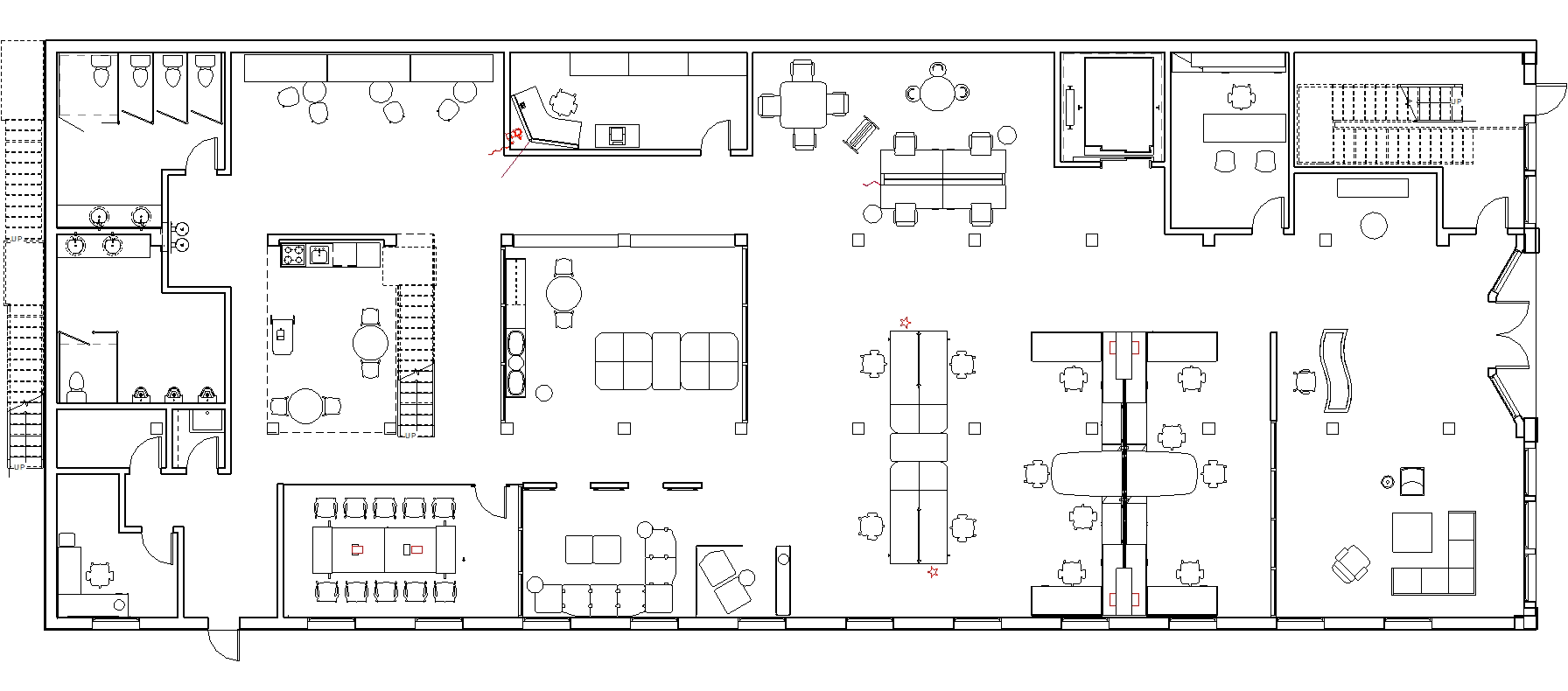 Office Design Floor Plan Level 1 – Thoughtful Design